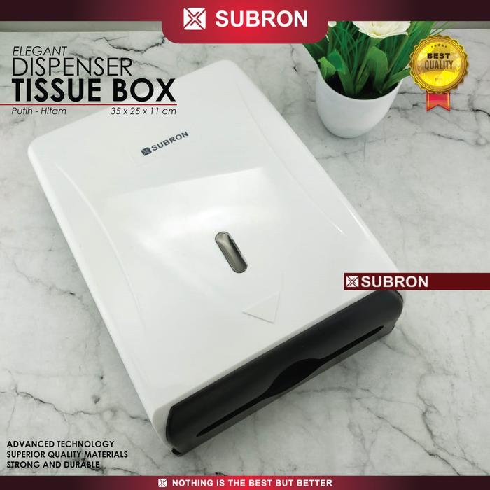 Jual SUBRON Tempat Tisu Besar Kotak Panjang Tembok Dinding Box ...
