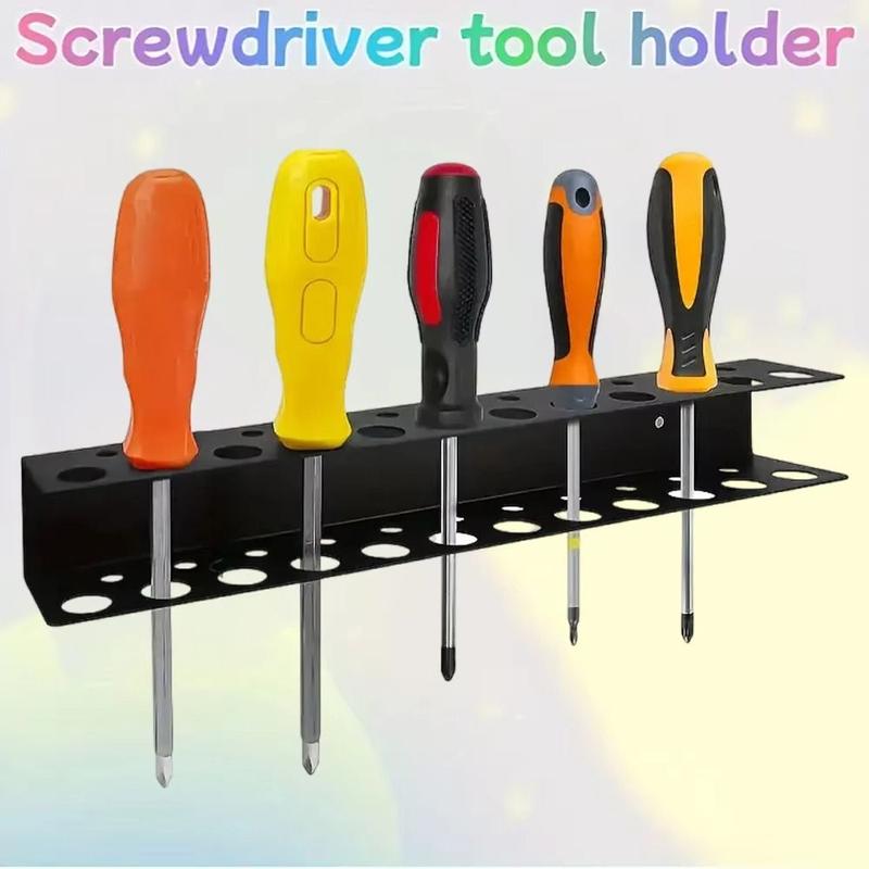 Durable 23-hole Screwdriver Storage Rack Wall-mounted Sturdy - TikTok ...