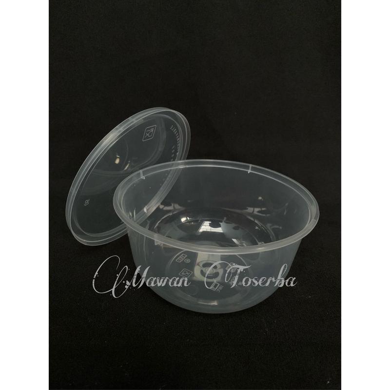 Thinwall BULAT 300 ML, 200 ML + tutup cup puding pudding / BOWL mangkok ...