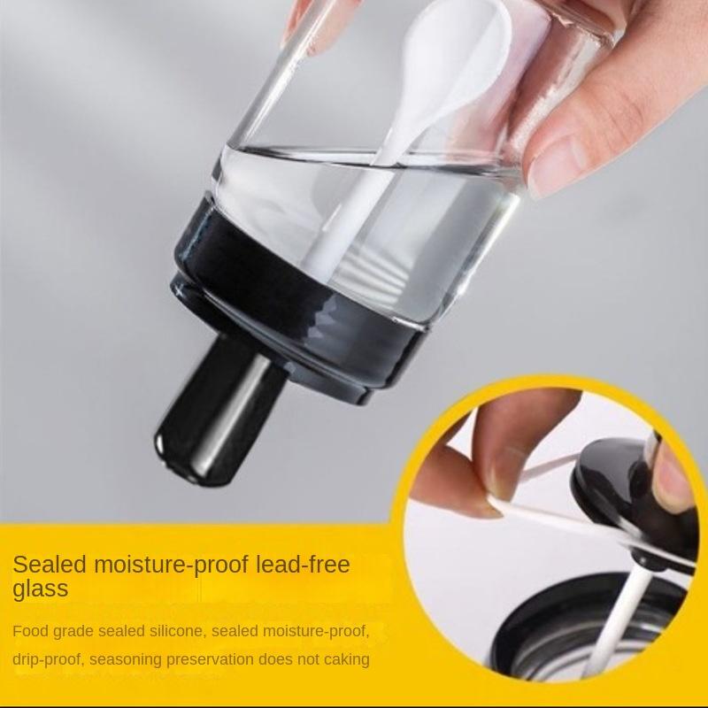 Botol Rempah, Bahan Kaca, Kotak Perasa Dapur, Periuk Minyak Perasa ...