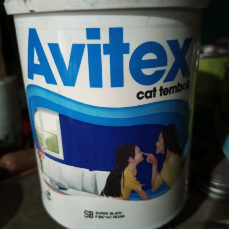 cat tembok avitex 1 kg hitam, putih, biru, pink, hijau, kuning, - Shop ...