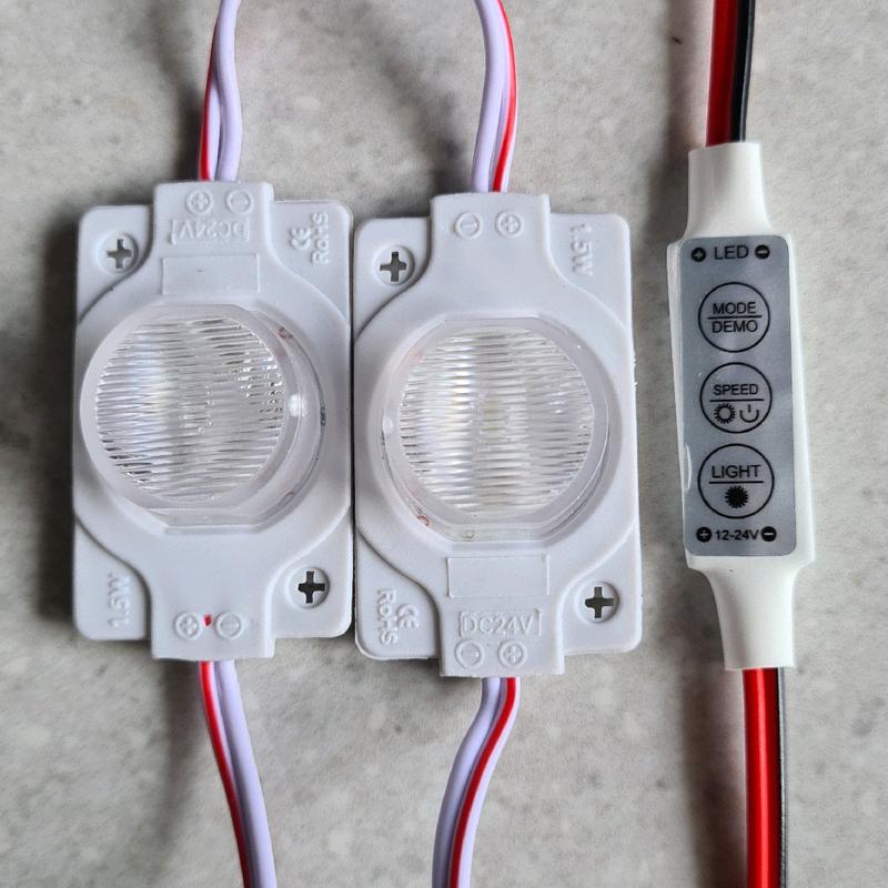 MODUL LAMPU LED KEDIP BLITS PESAWAT +2 LED 1 MATA 12/24V Merah - Shop ...