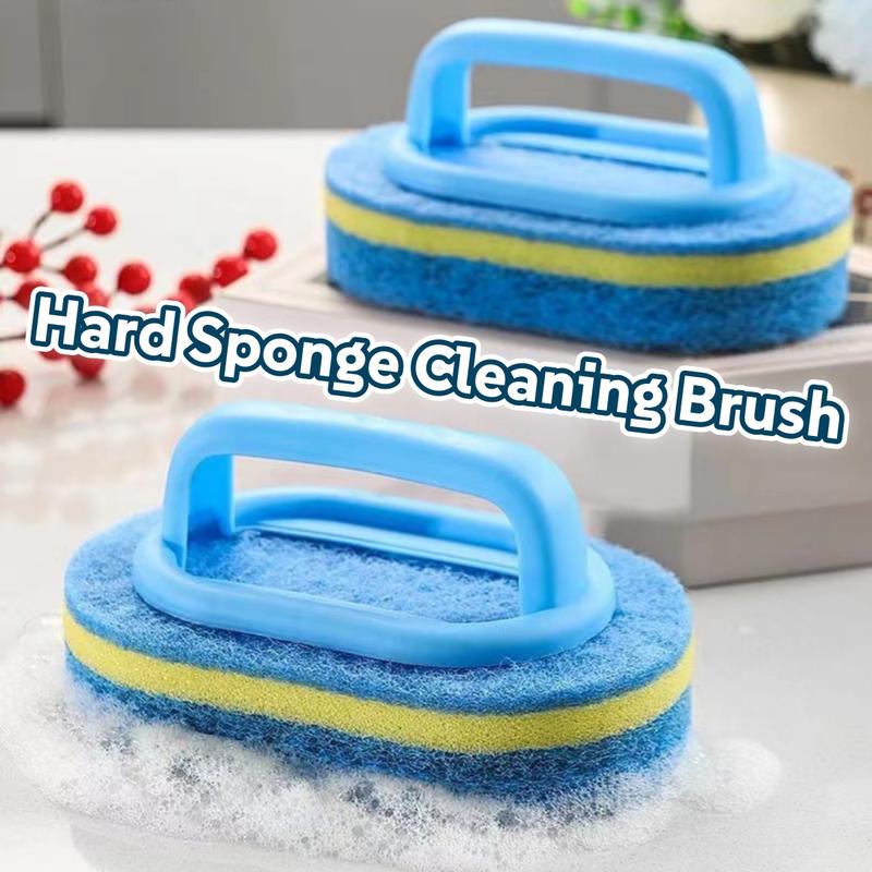 Hard Sponge Powerful Cleaning Brush With Handle (Berus Pembersih ...