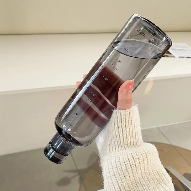 Cawan Air Plastik Lutsinar, 500ML / 700ML, dengan Skala Masa - TikTok ...