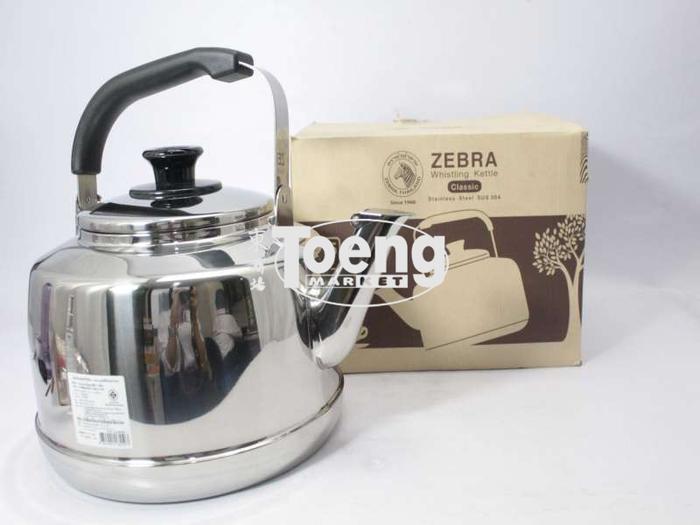 Jual WHISTLE KETTLE 7.5L ZEBRA / TEKO BUNYI / TEKO AIR STAINLESS ZEBRA ...