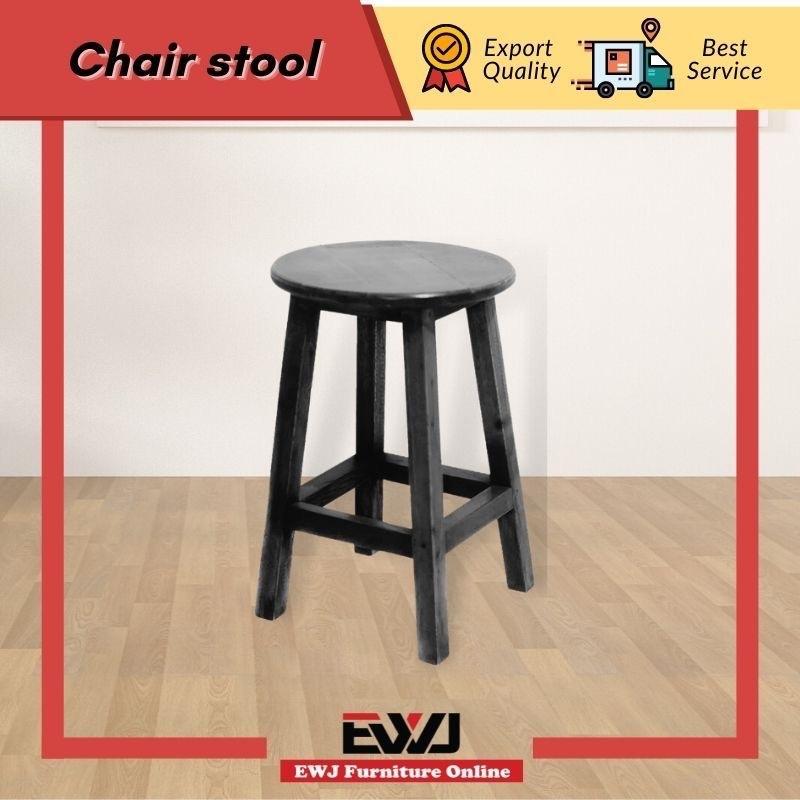 Ready Stock EWJ 18“Stool /Wooden Bar Stool /Kayu Stool - TikTok Shop ...