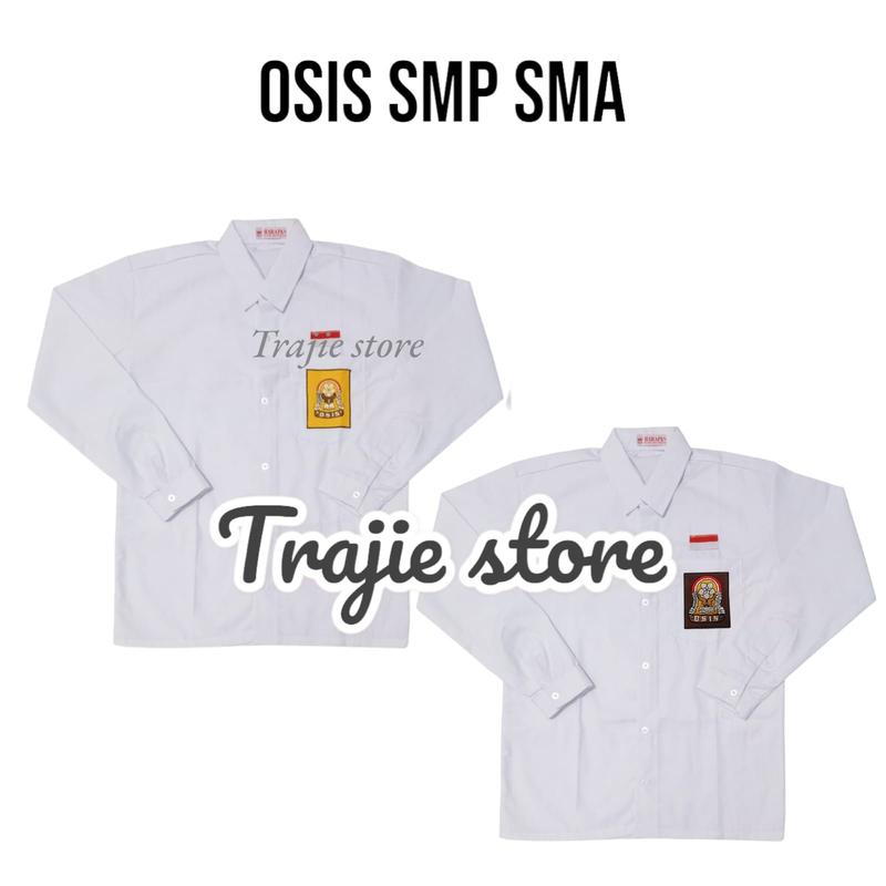 Fashion Baju Seragam Sekolah SMP SMA Atasan Osis Panjang Kemeja - Shop ...