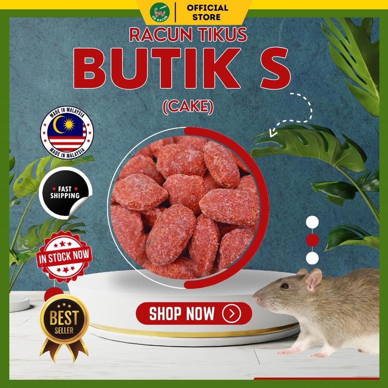 Racun Tikus BUTIK S chlorophacinone 0.005 FGV buatan malaysi - TikTok ...