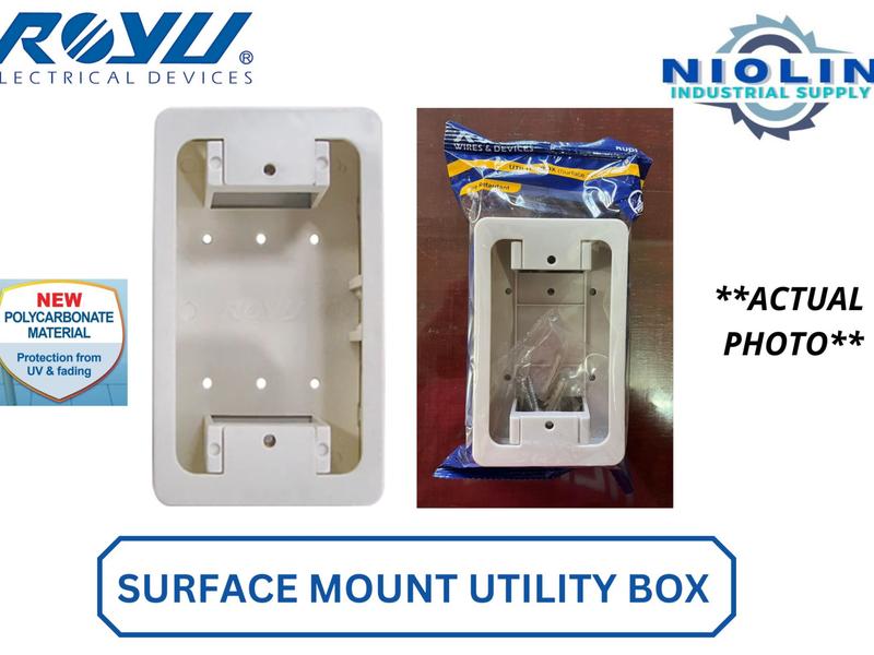 ROYU PVC Surface Mount Utility Box - TikTok Shop Philippines