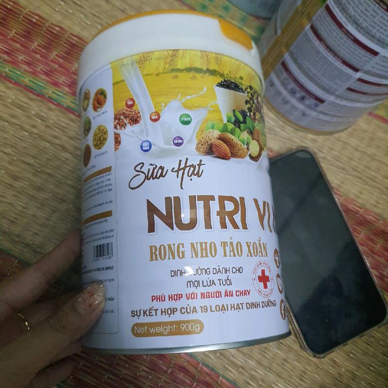 Sữa hạt Nutri Vi Milk 900g_ dinh dưỡng cho người ăn chay - TikTok Shop ...