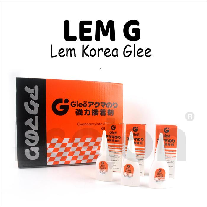 Promo 1 buah Lem G Korea Kualitas Super / Lem Perekat Cair G LEe"-808 ...