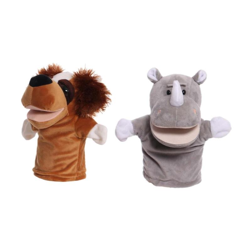 2Pcs Animal Plush Puppets Kids Hand Puppet for Kids Ages 2+ Toddlers ...