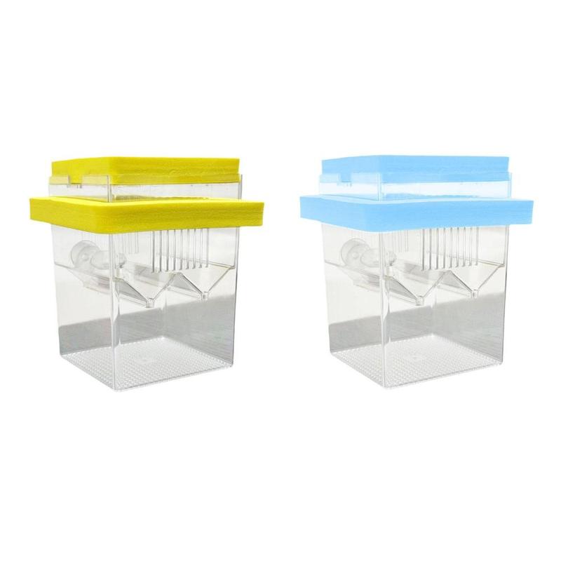 Floating Aquarium Breeder Box Fish Isolation Box for Shrimp Baby ...