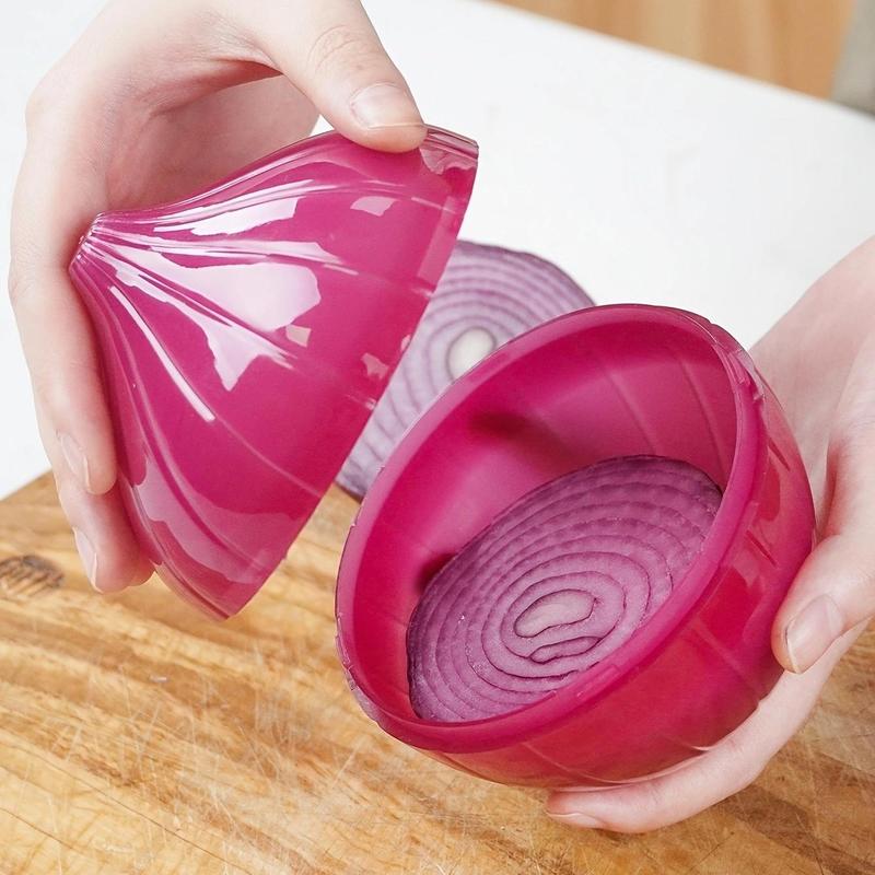 Onion Shaped Food Storage Container, 1 Count Household Onion - TikTok Shop