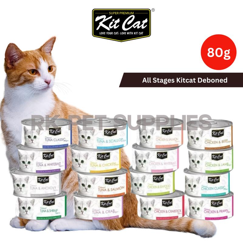 Kitten Adult 80g Kit Cat Kitcat Deboned Wet Can Food Cats Pe - TikTok ...