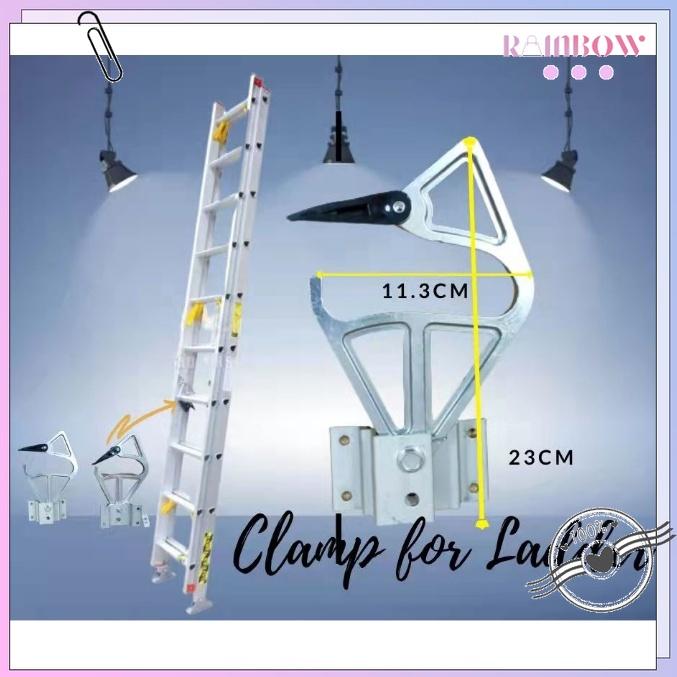2PCS Extension Ladder Clips Aluminum Telescopic Ladder Clamp - TikTok ...