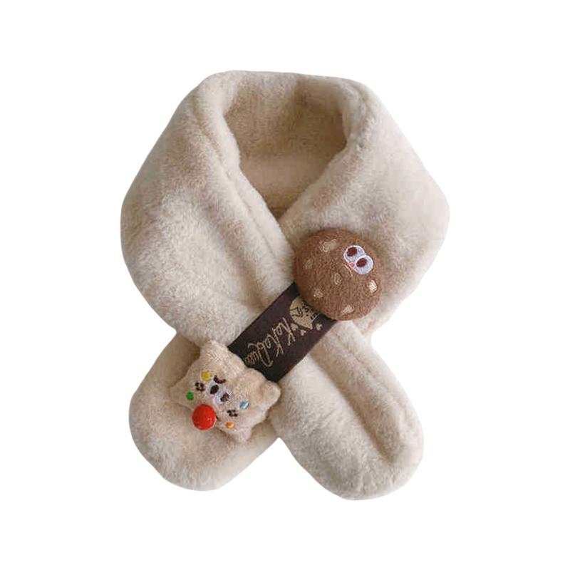 shil Plush Baby Scarf Thick Warm Crossing Designs Toddler Scarf ...