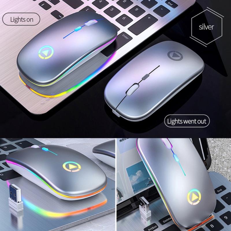 Mouse Wireless for laptop Bluetooth Rechargeable Silent Tablet - TikTok ...