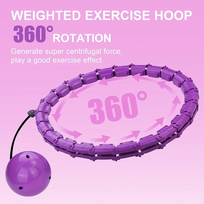 weighted hula hoops [46" Adjustable Weighted Fitness Hoop] Customizable ...