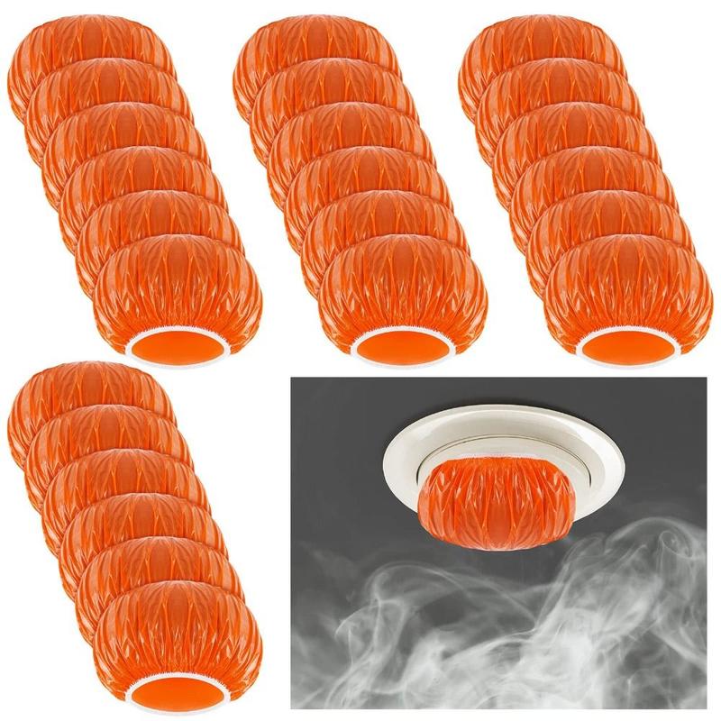Easy To Use Elastic Smoke Detector Plastic Orange Fire Alarm - TikTok Shop Philippines