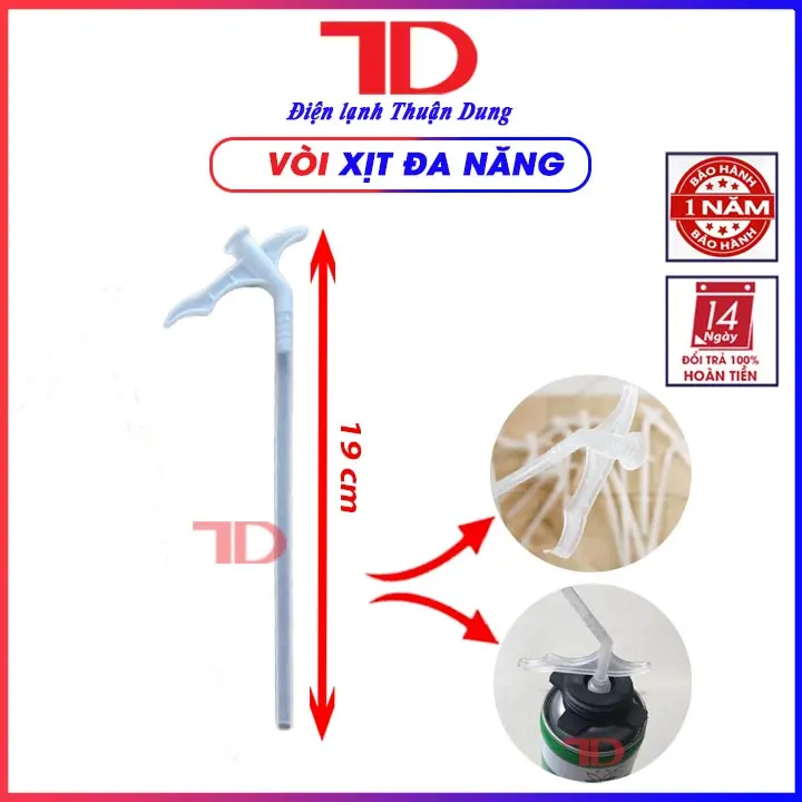 Vòi keo bọt nở, vòi xịt foam, đầu vòi xịt keo bọt nở, Điện lạnh Thuận ...
