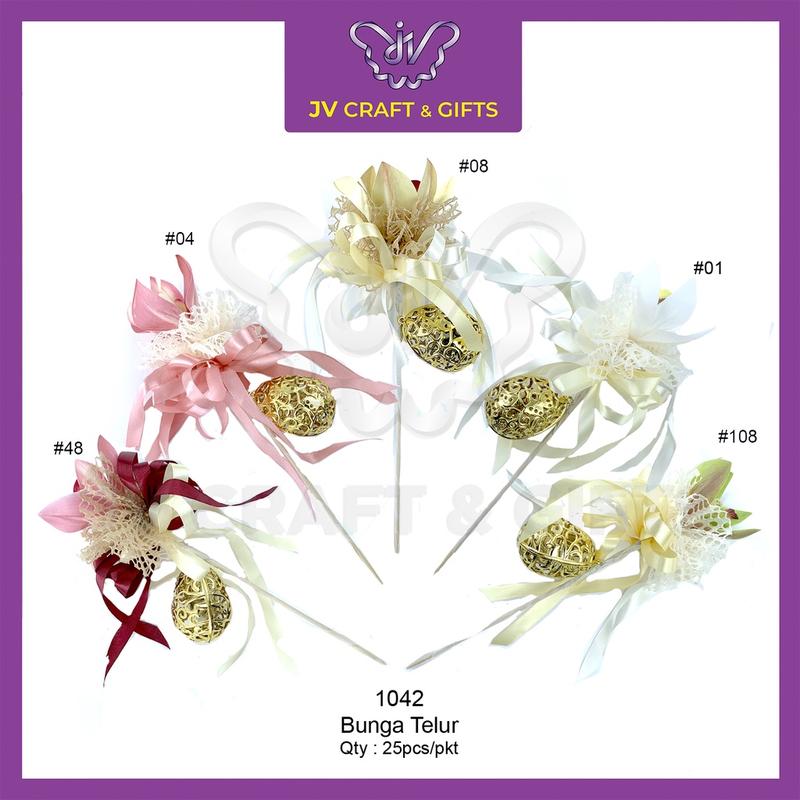 25pcs Exclusive Bunga Telur Dengan Sarung Kerawang | Cymbidium - TikTok Shop Malaysia