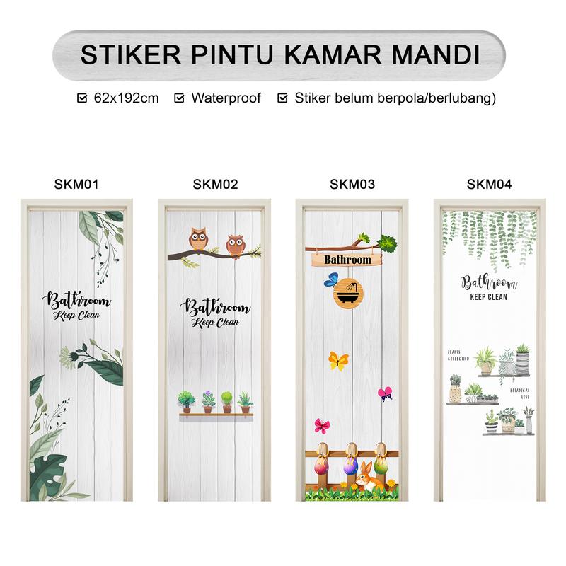 Wallpaper Sticker Kamar mandi motif leaf - Shop | Tokopedia