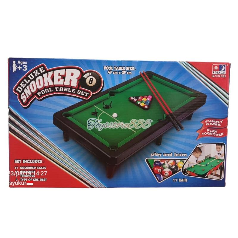 Mainan Edukasi Anak Meja Billiard Mini Deluxe Snooker Pool Table - Shop ...
