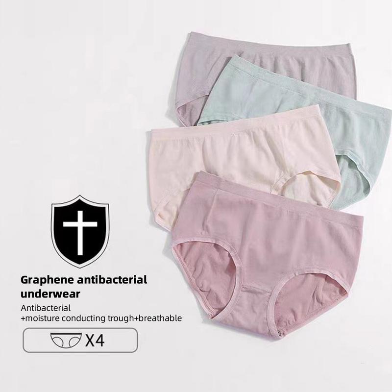 Womens Silver Box Graphene Mid-waist Panties Womens Seamless - TikTok ...