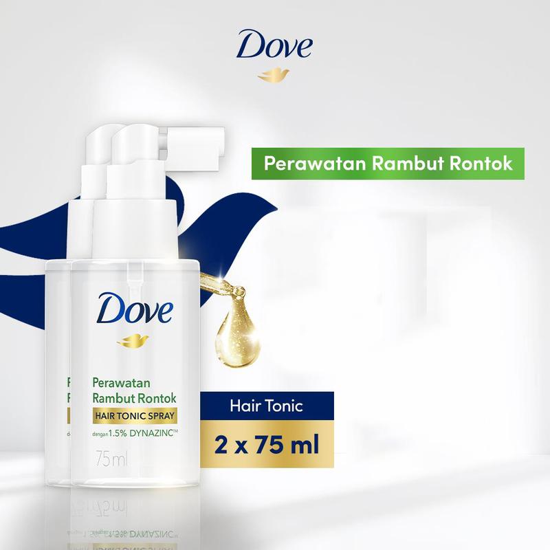 Dove Hair Tonic Intensive Total Treatment 75ml Twin Pack - Shop | Tokopedia