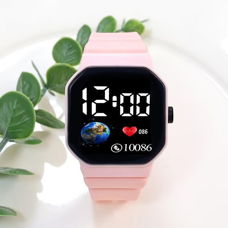 Trendy LED Round Electronic Watch for Leisure and Outdoor Activities ...