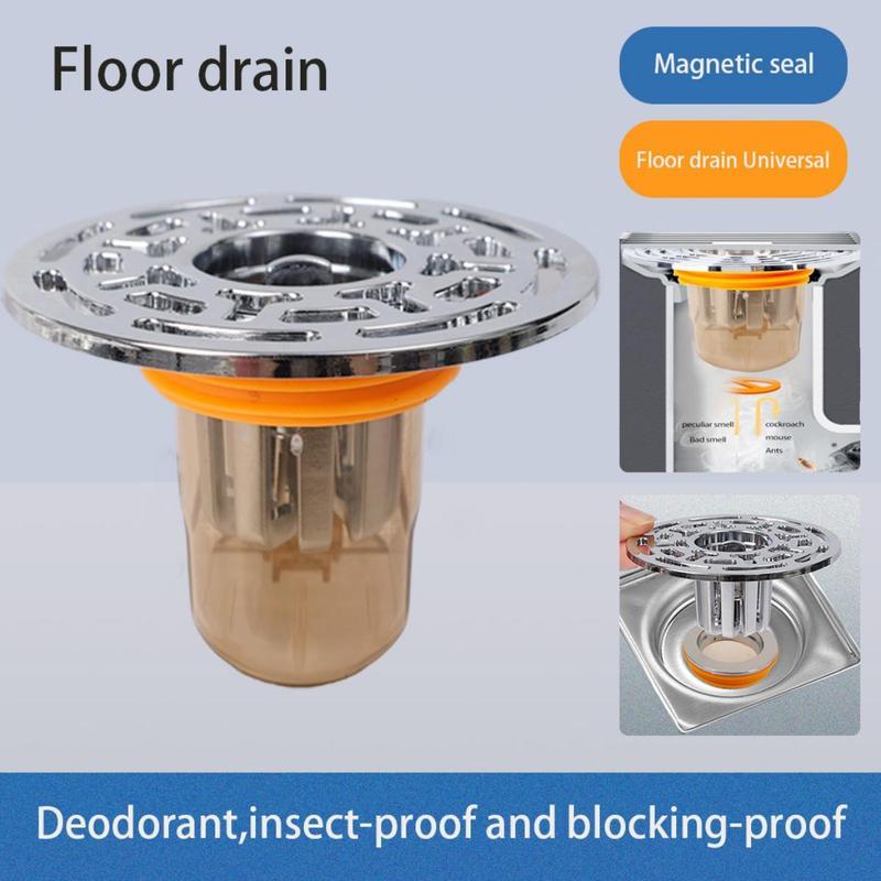 Trend fashion Bathroom Deodorant Floor Drain Core Magnet Self-Closing ...