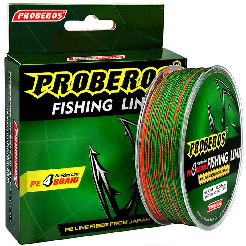 Proberos Braided Fishing Line PE 100M x4 Tali Pancing Benang - TikTok ...