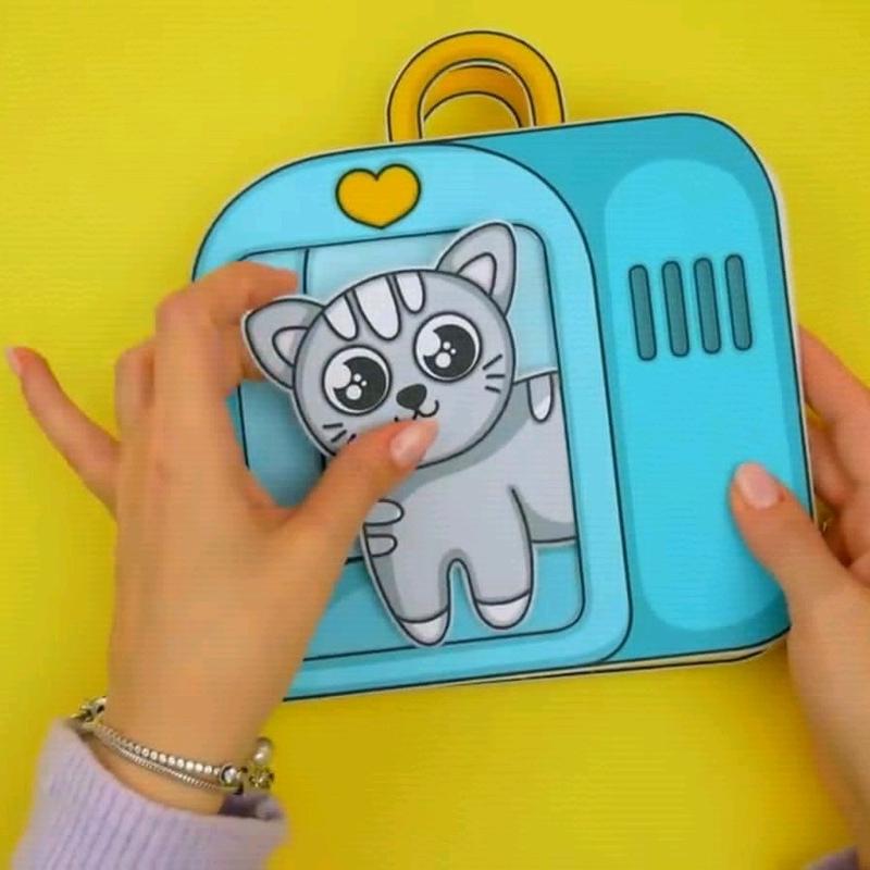 kucing viral paper doll quite book mainanedukasi bongkar pasang - sudah ...