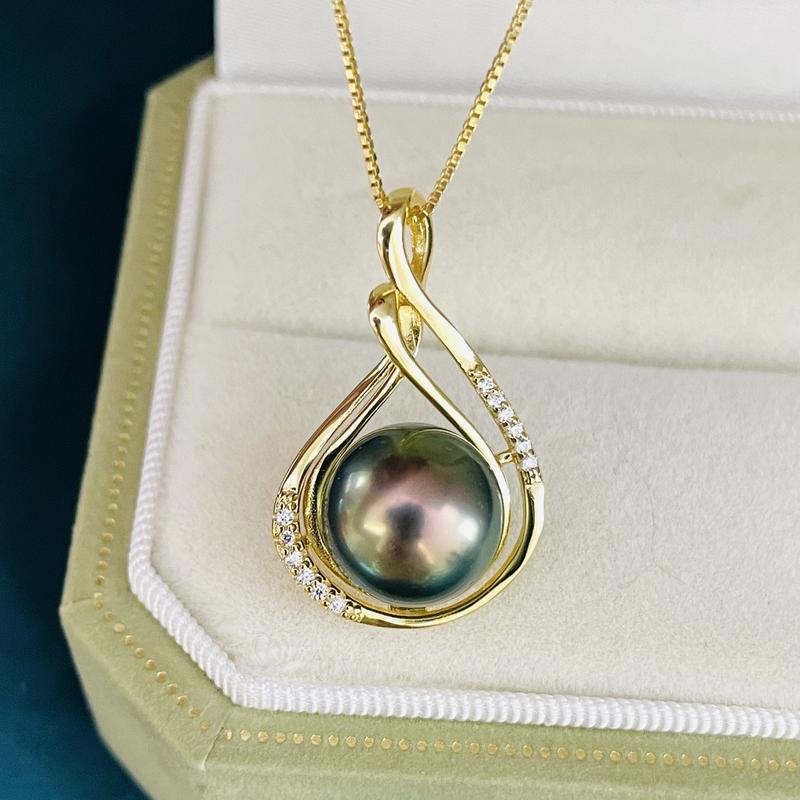 DIY Pearl Accessories S Pure Silver Pendant Setting Conceale - TikTok ...