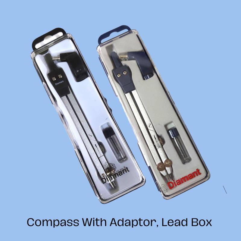 DIAMANT Compass With Adaptor, Lead Box in Case (120mm and 140mm ...