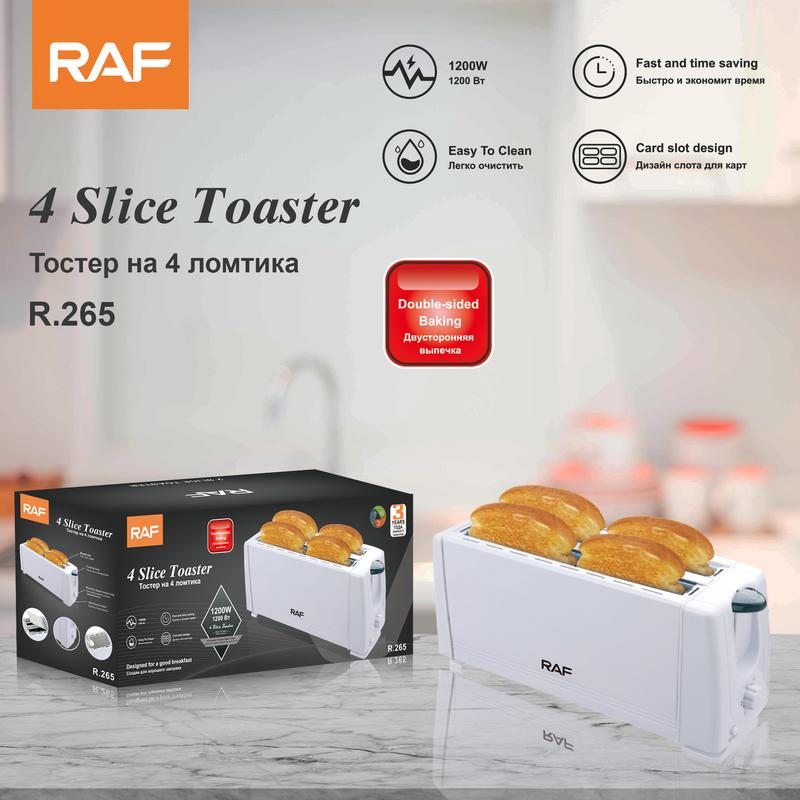 RAF Toaster 4-Slice Breakfast Toaster for Toast Baking Toaster - TikTok ...