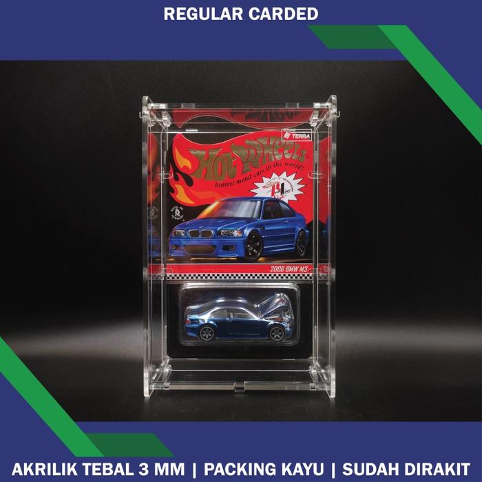 Jual TERRA Akrilik Diecast Display Box 1 64 Hotwheels Regular Carded ...