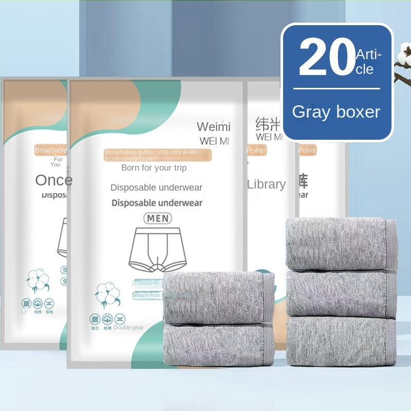 Disposable Underwear Men's Boxer Sterile Hotel Travel Triangle - TikTok ...