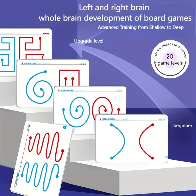 Three Sets Of Full Level, 60 Sheets, Left And Right Brain Development ...