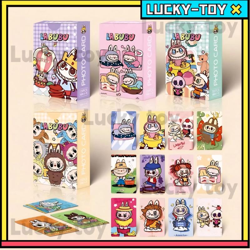 50pcs/kotak labubu kuromi kad foto cinnamoroll my melodi laser - TikTok ...