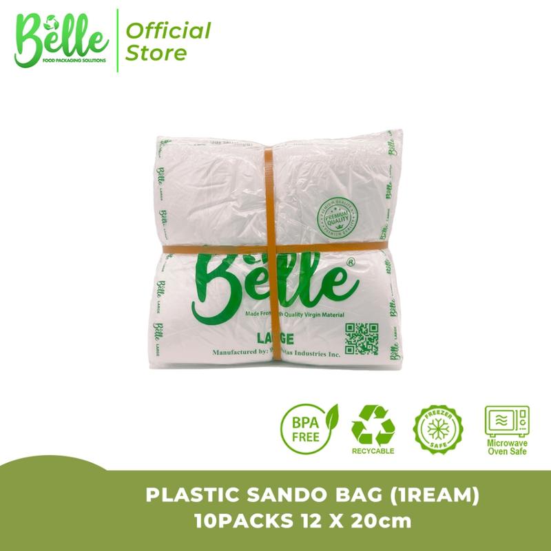 BELLE PLASTIC SANDO BAG 10PACKS 1000PCS (LARGE, MEDIUM, MINI - TikTok ...