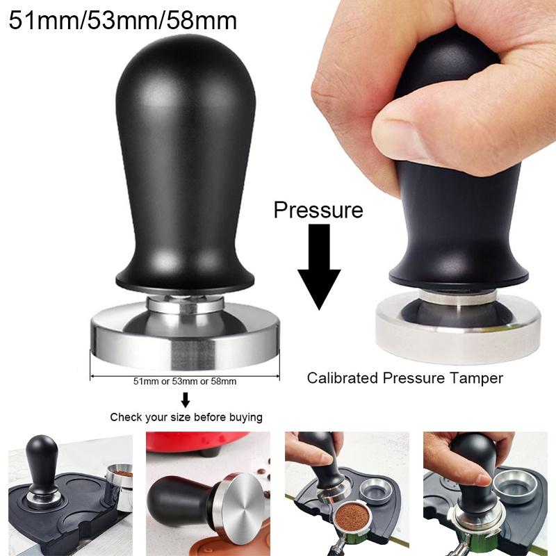 51/53/58mm Espresso Tamper Pressure 30lb Calibrated Tampers for ...