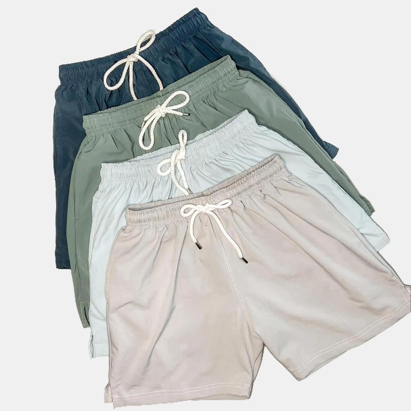 TASLAN PLAIN SHORT for Men / FREESIZE fit Small-Large / 1 Pocket ...