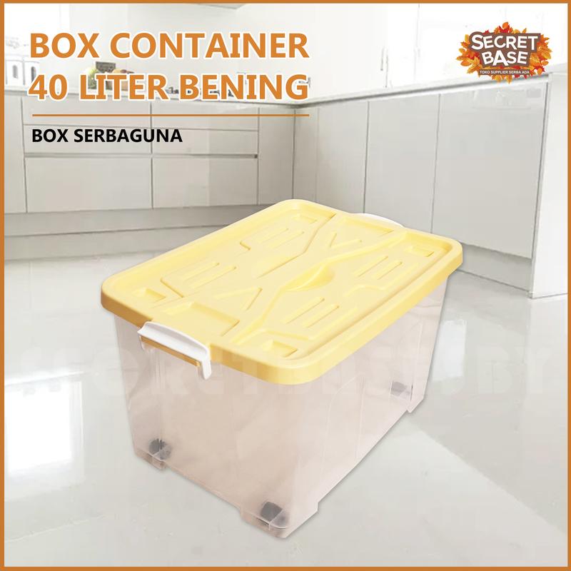 [COD] BOX CONTAINER 40 LITER + RODA - Kontainer Box Plastik - Shop ...