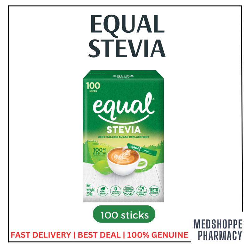 EQUAL STEVIA SACHET 100S Sugar Free Food Sweet Sugarfree Diabetic ...