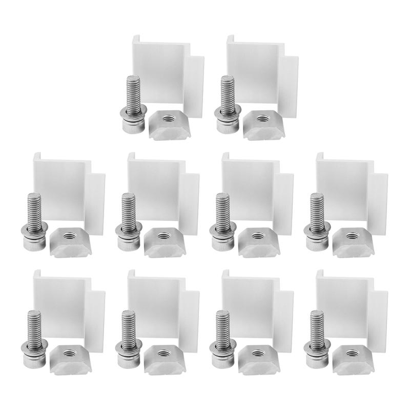 10 Pack Solar Plate Bracket Attachment Solar Plate Mounting Set PV ...
