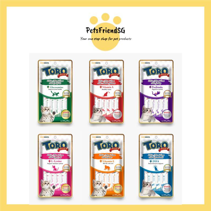 original Toro Plus Cat Treats 6 Flavors (75g) - TikTok Shop Singapore