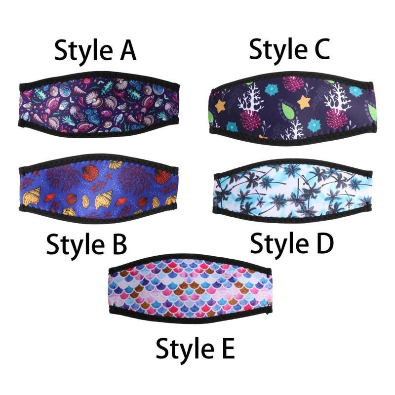 Neoprene Diving Mask Strap Cover Hair Protector Wrap Diving Mask ...