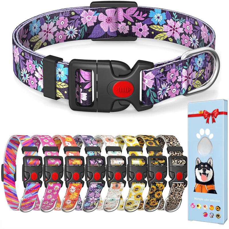 Cute Floral Dog Collar for Small Medium Large Dogs,Girl Female - TikTok ...